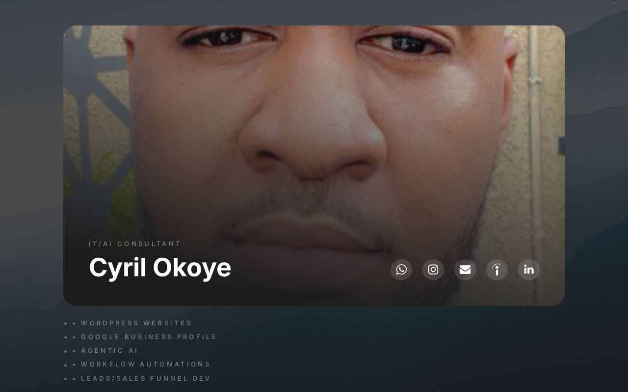 Cyril’s Portfolio